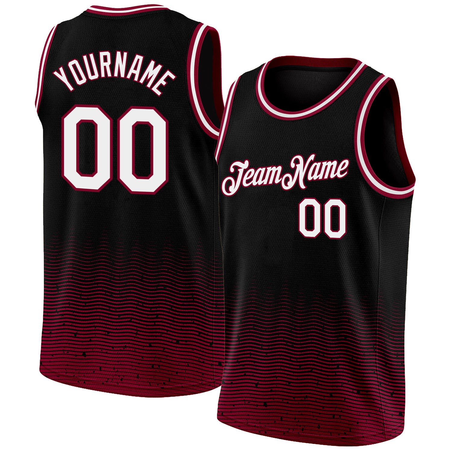 Up Maroon Basketball Jersey